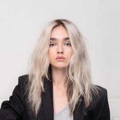 Peinados para el pelo blanco