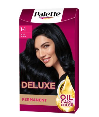 1-1 Magical Blue Black Hair Color | Deluxe Oil Care Color