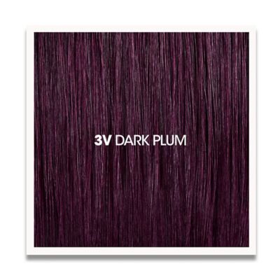 Dark Red Purple Hair Color Chart