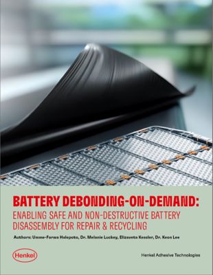Whitepaper - Battery Debonding-on-Demand | Henkel Adhesives