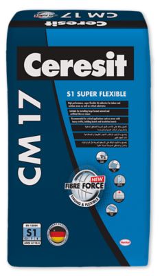 CERESIT CM 17 Super Flexible - Cementitious Deformable Tile Adhesive ...