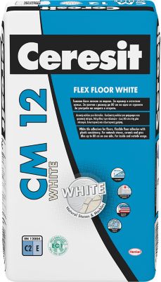CERESIT CM 12 FLEX Бяло еластично лепило за плочки - CERESIT