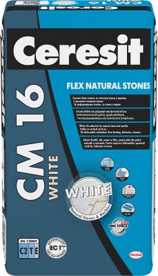 CERESIT CM 16 CM 16 FLEX бяло еластично лепило за плочки - CERESIT