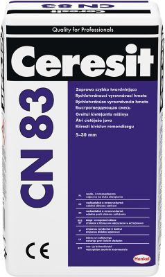 CN 83 Thick-Layer Levelling Screed for Uneven Subfloors - CERESIT