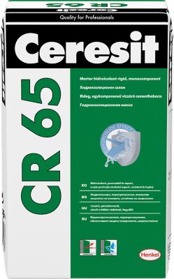 CR 65 Rigid Cement Slurry for Basement & Tank Waterproofing - CERESIT