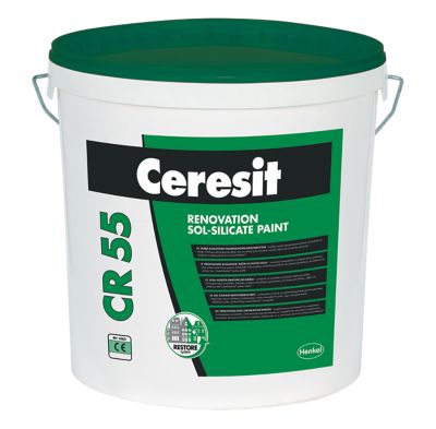 CERESIT CR 55 RENOVATION SOL-SILICATE PAINT - CERESIT