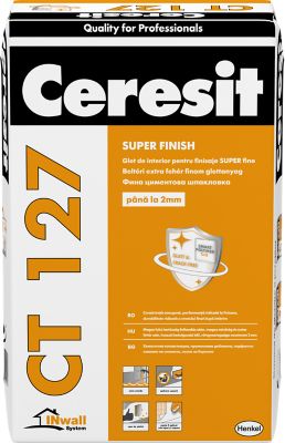 CT 127 Beltéri finom glettanyag (0-2 mm) - CERESIT