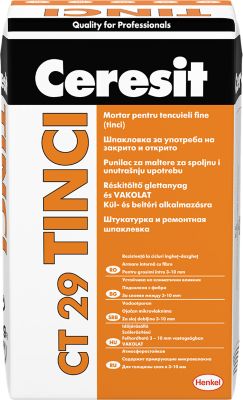 CERESIT CT 29 Циментова мазилка - CERESIT