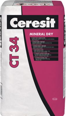 CERESIT CT 34 MINERAL DRY - Smooth Mineral Plaster - CERESIT