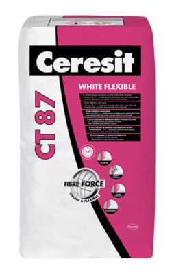 CERESIT CT 87 WHITE FLEXIBLE - CERESIT