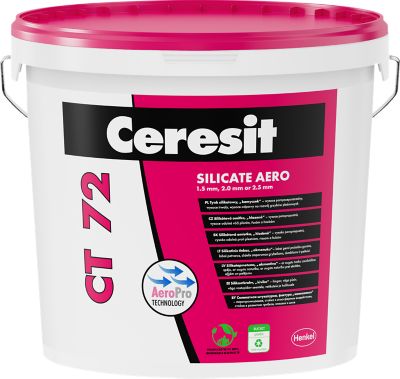 CERESIT CT 72 SILICATE AERO - Silicate plaster - CERESIT