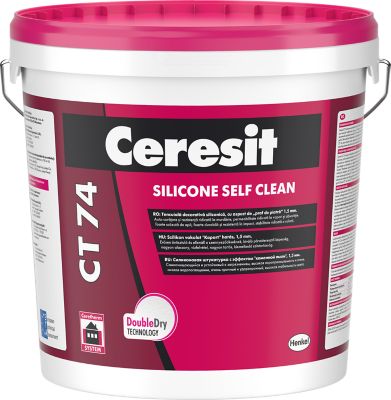 CERESIT CT 74 SILICONE SELF CLEAN - Tencuiala siliconica - CERESIT