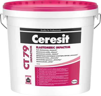 CT 79 Elastomeric Impact-Resistant Plaster - CERESIT