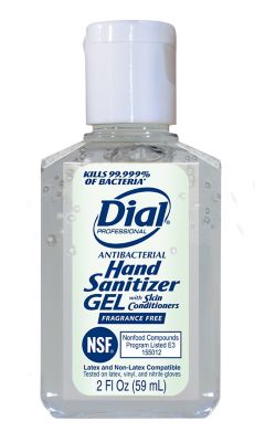 Dial® Professional Hand Sanitizer Gel with Moisturizers - 2oz