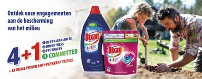 DIXAN | Waspoeder en vloeibaar wasmiddel