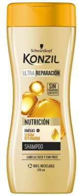 Shampoo Konzil ultra reparación nutrición con omega Shampoo