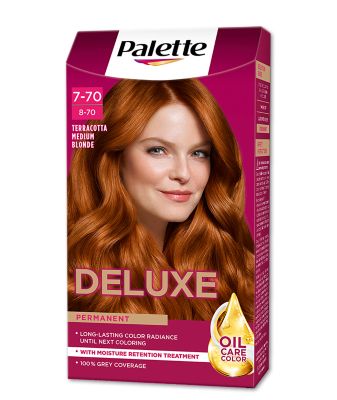 7-70 Terracotta Medium Blonde Permanent Hair Color | Deluxe Oil Care Color