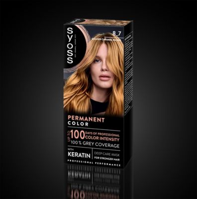 Syoss Golden Caramel Blond 8_7 | Permanent Hair Color