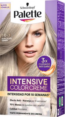 Tinte Palette Intensive Color Creme 10-1 Rubio Plata Cenizo