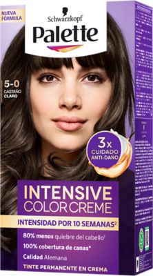 Tinte Palette Intensive Color Creme 5-0 Castaño Claro