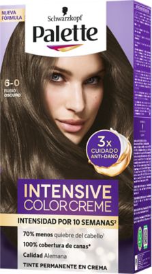 Tinte Palette Intensive Color Creme 6-0 Rubio Oscuro Schwarzkopf