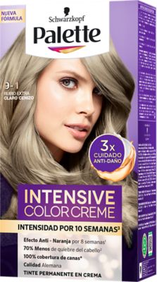 Tinte Palette Intensive Color Creme 9-1 Rubio Extra Claro Cenizo