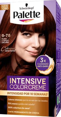 Tinte Palette Intensive Color Creme 6-78 Rubio Cobrizo Oscuro Schwarzkopf