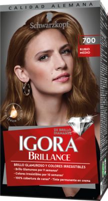 Tinte Igora Brillance 700 Rubio Destellante