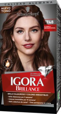 Tinte Igora Brillance 748 Canela Sensacional