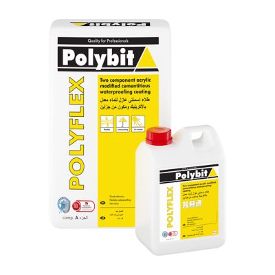 POLYBIT Polyflex Two component, acrylic cementitious waterproofing ...