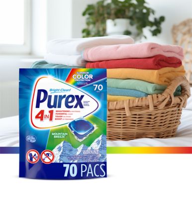 Single Dose Laundry Detergent Pacs | Purex®