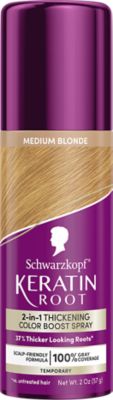 Medium Blonde Hair Color & Thickening Spray, Keratin Root | Schwarzkopf