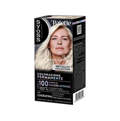 Colorazione Permanente Metallic Biondo Platino Perlato 12_53 | Syoss by ...