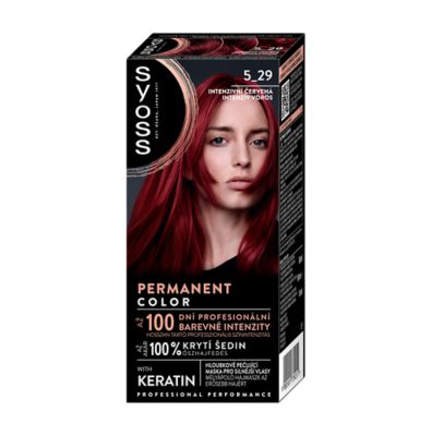 Syoss Intenzivní červená 5_29 | Permanentní barva na vlasy