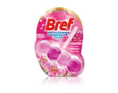 Odorizant pentru toaletă Bref Brilliant Gel Spring Rain: cu parfum ...