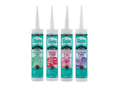 Selladores Sista - Selladores 100% Silicón Acético - Sista