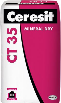 CERESIT CT 35 MINERAL DRY - Mineral Plaster - CERESIT