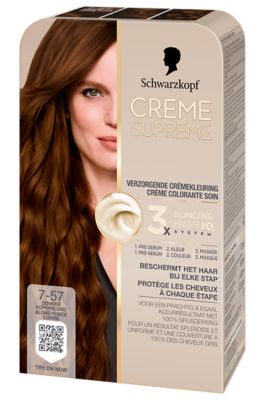 Schwarzkopf Creme Supreme 7-57 Donker Koperblond