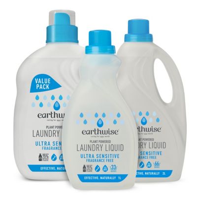 Laundry Liquid - Ultra Sensitive - Fragrance Free - Earthwise