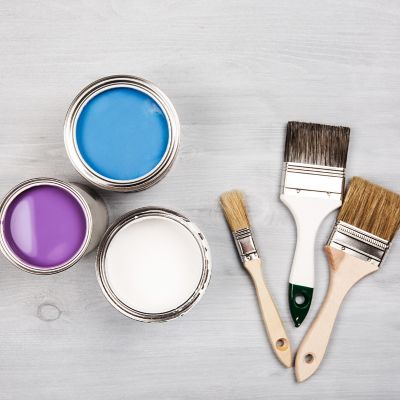 Best way to set up to paint a room