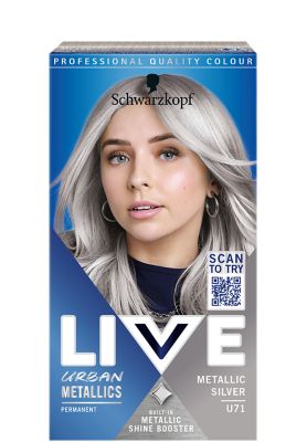 Schwarzkopf Live Color barva na vlasy: U71 Metalická stříbrná