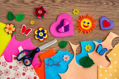 Crafts with felt for a creative outlet that rocks
