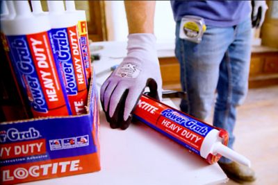 How to install window casing with Loctite Power Grab Heavy Duty