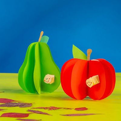 Apple Craft: template & step-by-step instructions