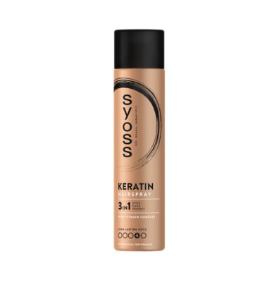 Syoss Keratin Hairspray | 3 in 1 Style, Care, and Protect
