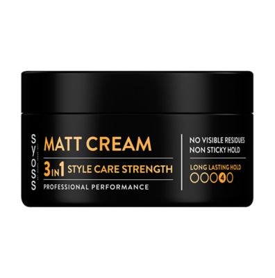 Syoss Matt Hair Cream | 3 in 1 Style, Care, and Strength