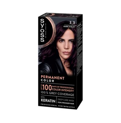 Syoss Dark Violet 3_3 | Permanent Hair Color