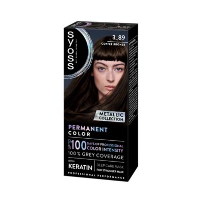 Syoss Coffee Bronze 3_89 | Permanent Hair Color Metallic Collection