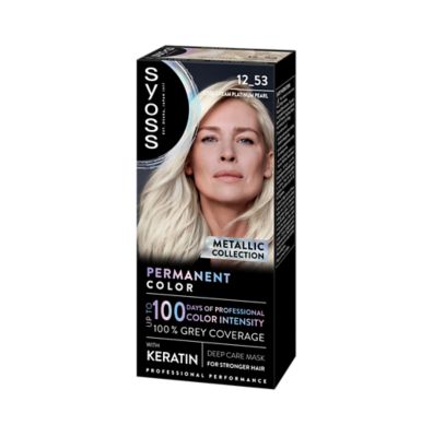 Syoss Platinum Pearl 12_53 | Permanent Hair Color Metallic Collection