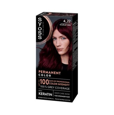 Syoss Scarlet Red 4_22 | Permanent Hair Color